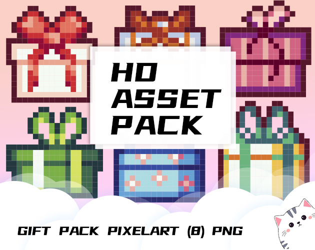 Gift pack Pixelart（8） by ClaireArt