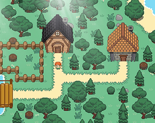 Pixel-Art tileset for cozy RPG games by Choco Ted