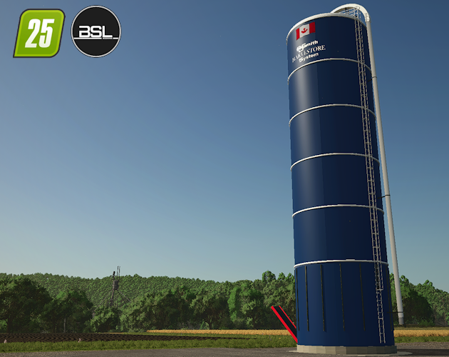 FS25 Harvestore silo by BSLModding