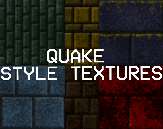 50 Quake Style Brick Textures by Dylan Bailey Games