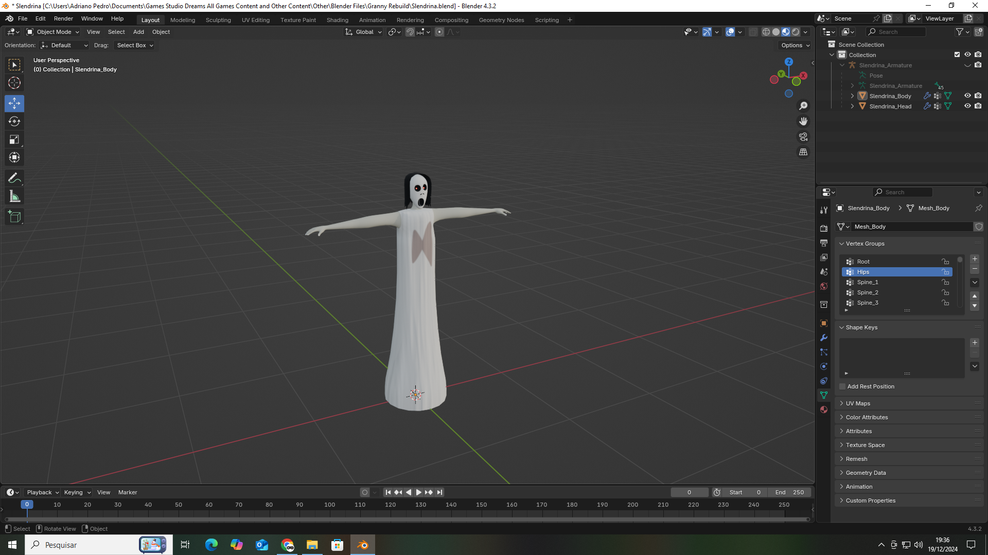 Characters 3D Models - Granny Rebuild by Games Studio Dreams