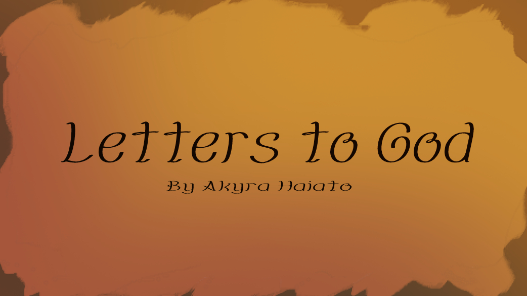 NEW GAME!! - Letters to God - Official Announcement - itch.io