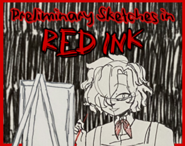 Preliminary Sketches in Red Ink by Smilestrawbunny