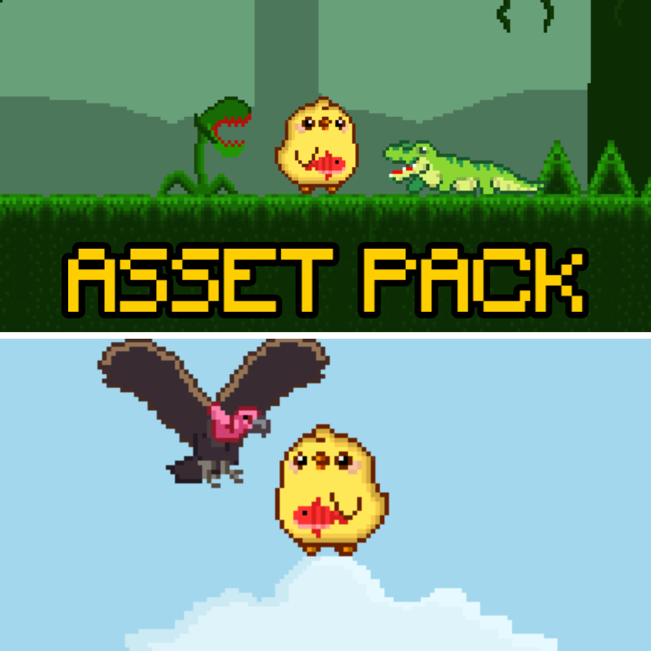 Quack's Platformer Pixel Art Asset Pack by theAlphaQuack