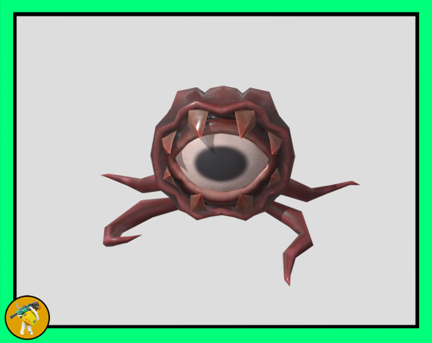 Animated FPS Eye Monster by Levraicoincoin