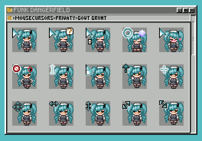 Privaty Animated Mouse Cursor Set by Funk Dangerfield