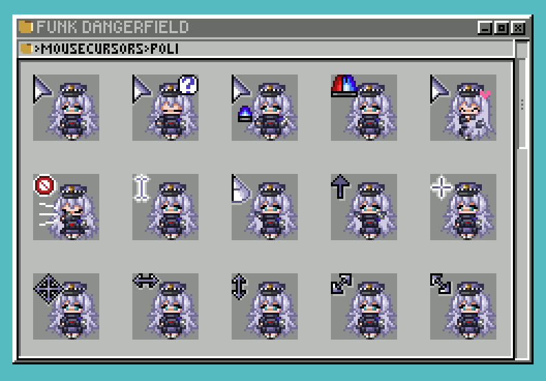 Poli Animated Mouse Cursor Set By Funk Dangerfield