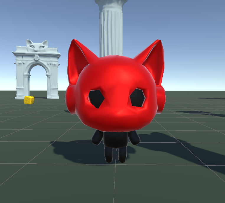 Cat Temple Defender by AriNeonShark