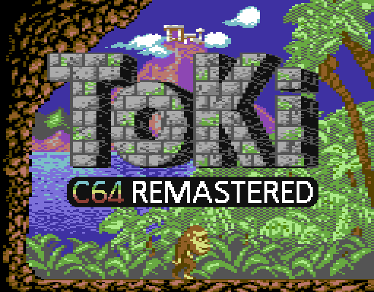 Toki C64 Remastered by Dave's Retro Forge