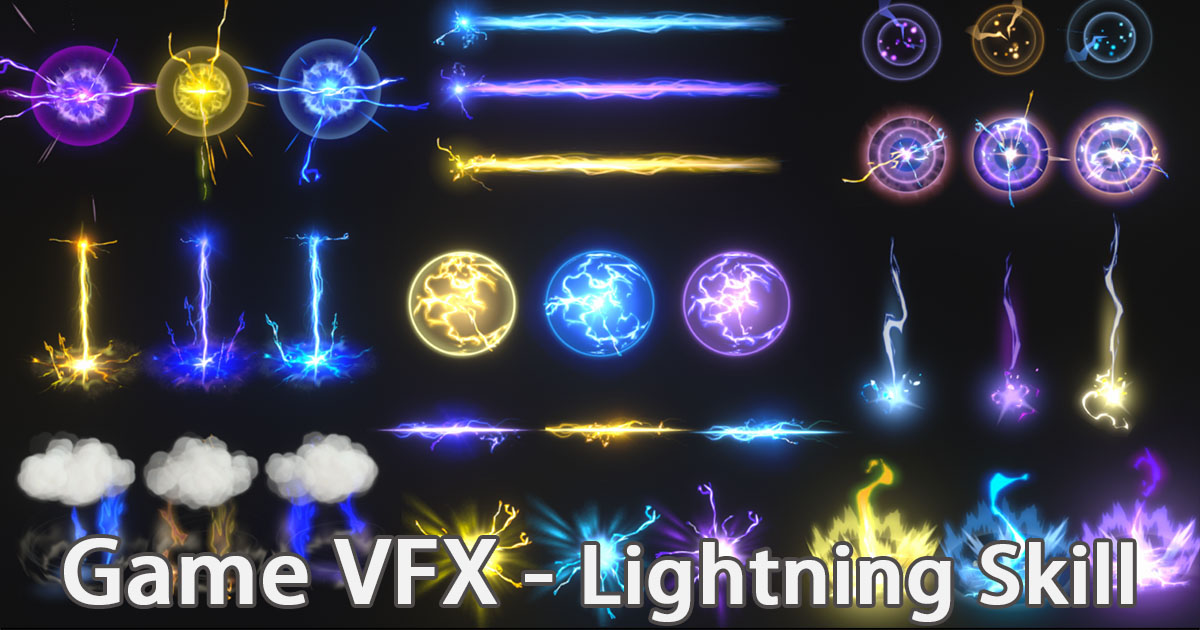 Unity Game VFX：Lightning Effect Collection by Eric Wang_Unity VFX Artist
