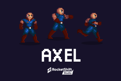 [Free] Axel - Pixel Character by Enamul Islam Jisan (Rocketshift Studio)