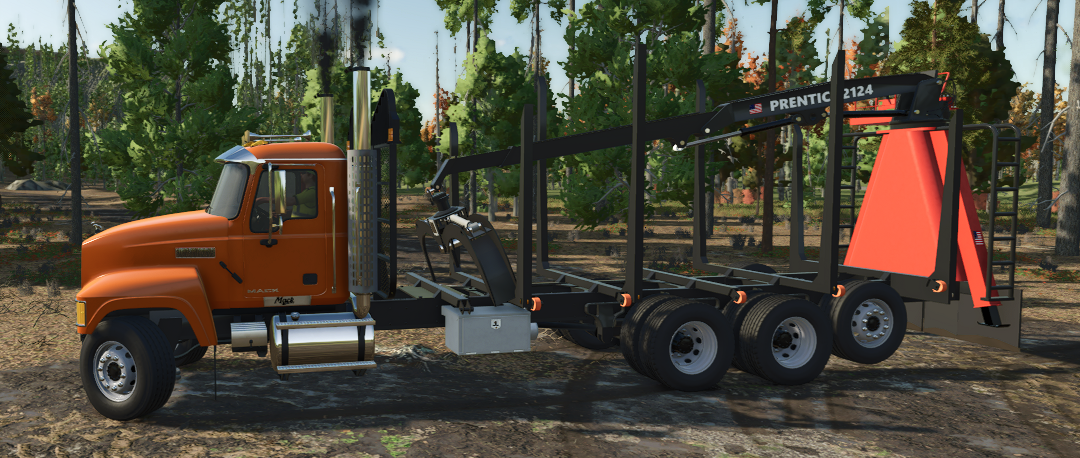 FS25 Mack Loader Truck by jimb045_Logging