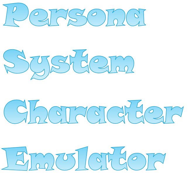 Persona System - A TTRPG Character Emulator by Erenakay
