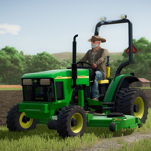 FS25 John Deere 4100 Compact Tractor and Deck by withthestovers