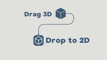 Drag 3D and Drop to 2D by MADLAB toolkits