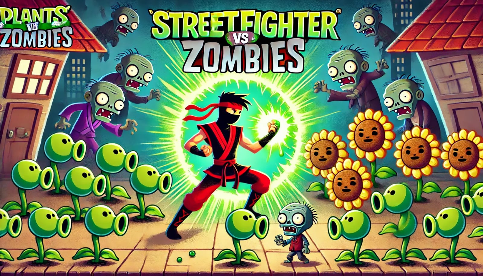 Street Fighter Vs Zombies by Nightmare Gamer