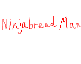 Ninjabread Man by Freddie Mulhearn