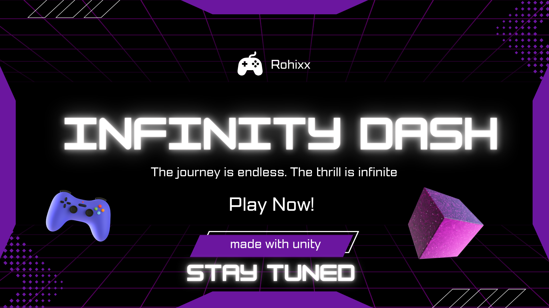 INFINITY DASH USING UNITY by Rohith