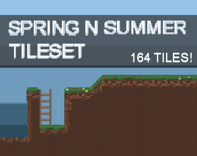 Platformer series: Spring 'N Summer - Platformer Tilesest Series ...