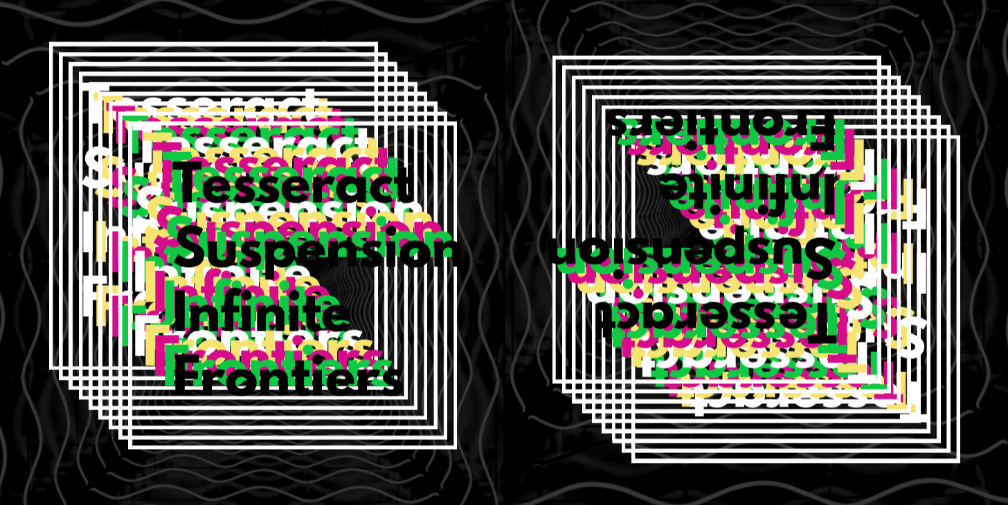 Tesseract Suspension, Infinite Frontiers by magic badger