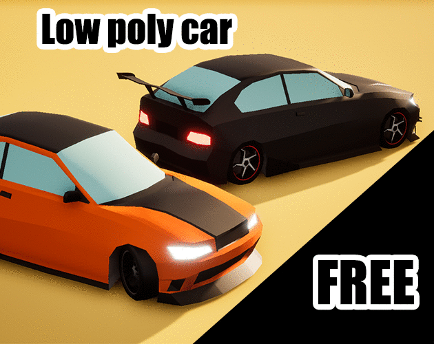 Free Low Poly Car, 3 body kits, 4 rims... by IceMaan