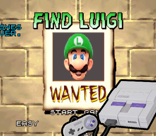 Find Luigi - SNES Version by MaxwelOlinda
