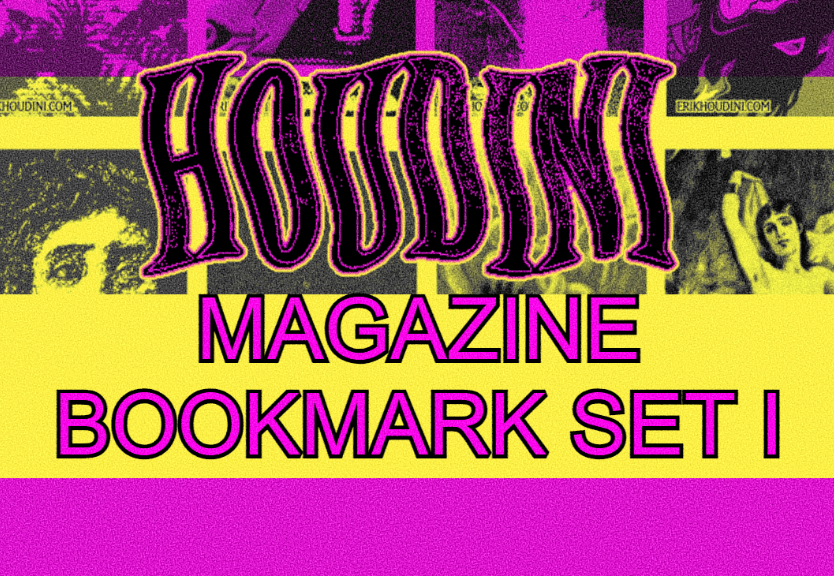 HOUDINI Magazine Printable Bookmarks Set I by houdini-magazine