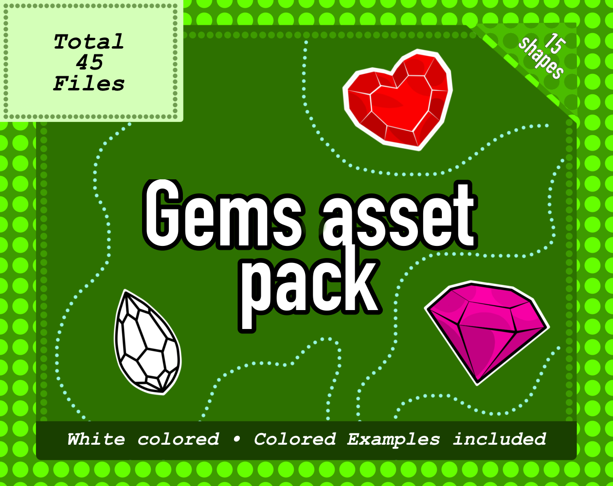 Gems asset pack by Dmytro