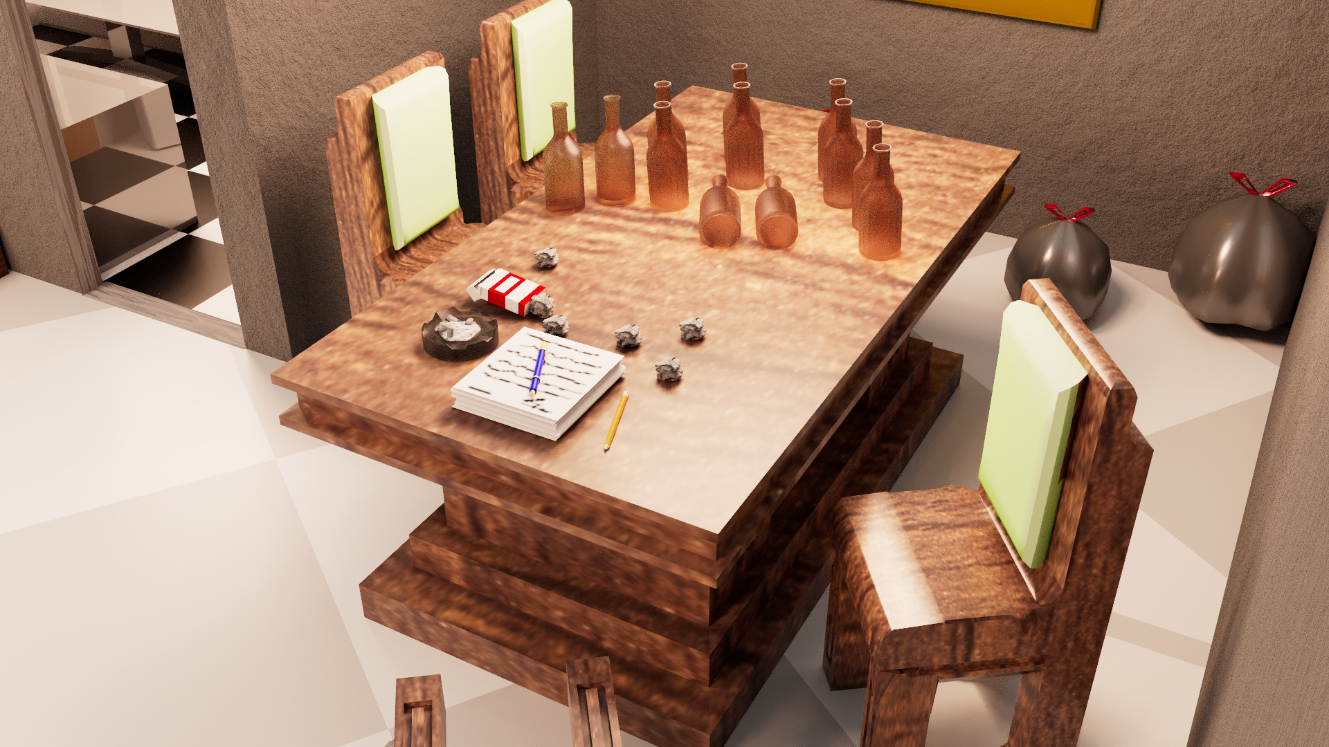 Clean Your Heart || Devlog #3: Scene assembly and ambientation - itch.io