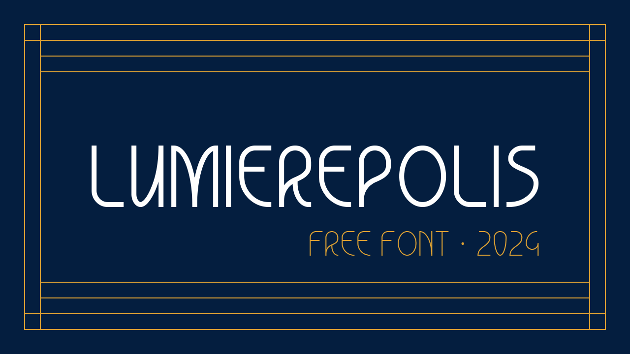 Lumierepolis - Free Font by GGBotNet
