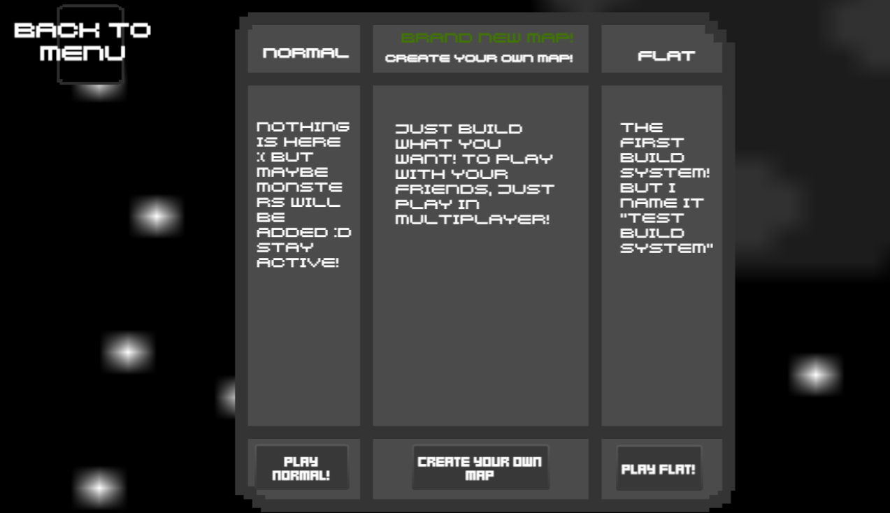 Create Alpha 1.9.9 (The last Alpha) by USECK