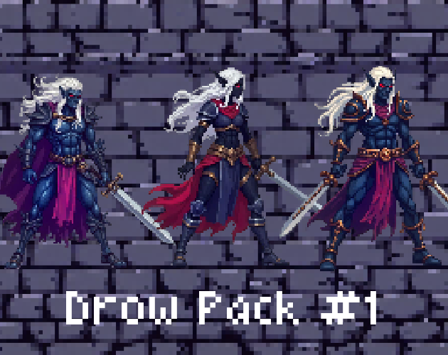 Drow Pack #1 by Mytherata Drow Pack #1 by Mytherata