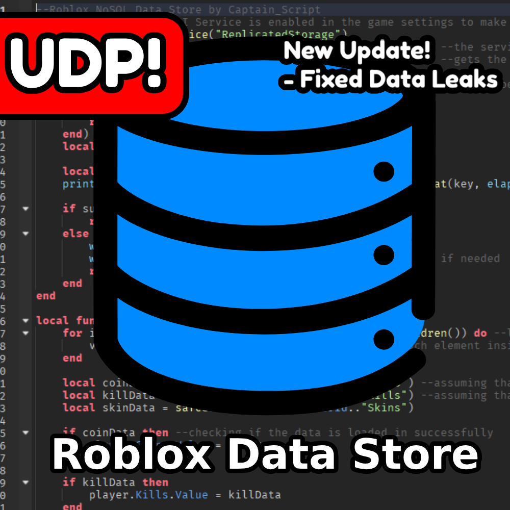 Roblox Data Store System by Captain_Script