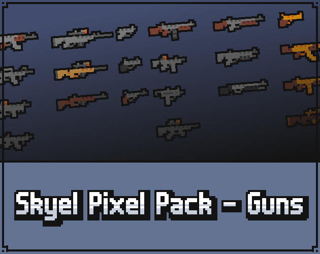 Skyel Pixel Pack - Guns (20+ Guns) by Skyel