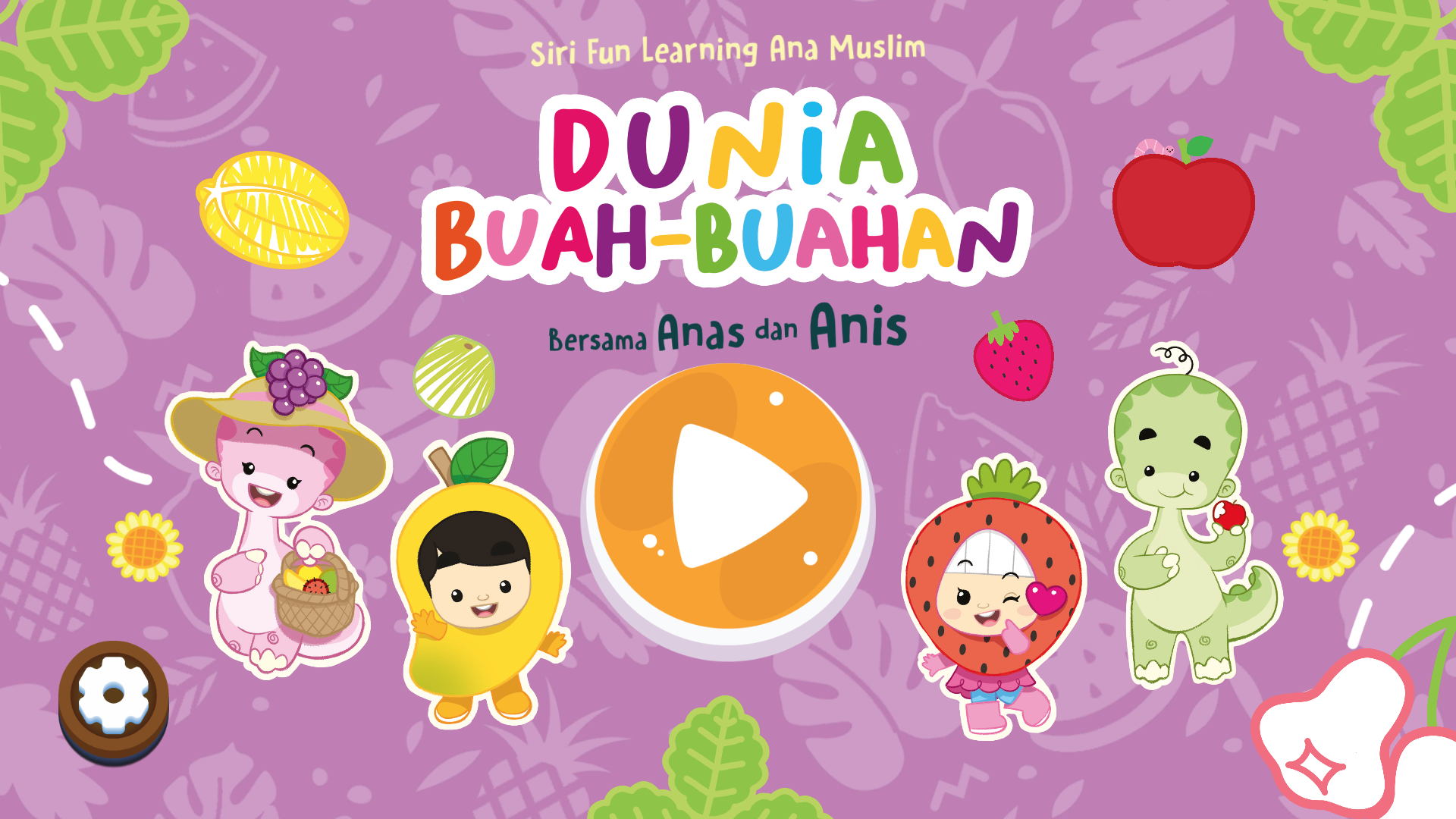 Siri Fun Learning: Dunia Buah Colouring Game by games@anamuslim360.com