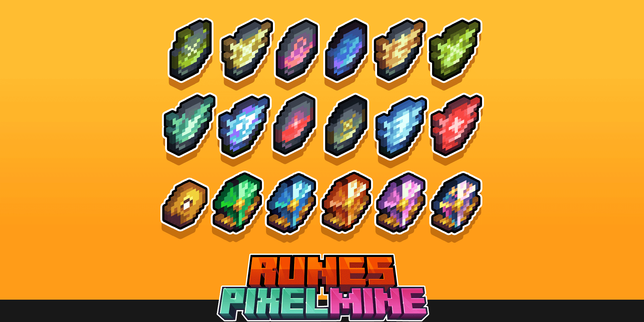 51 Runes Icons by PixelmineStudio