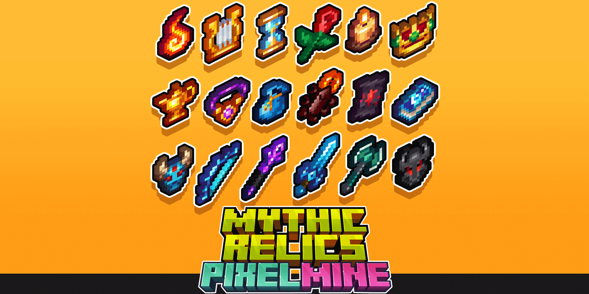 100 Mythic Relics Icons by PixelmineStudio