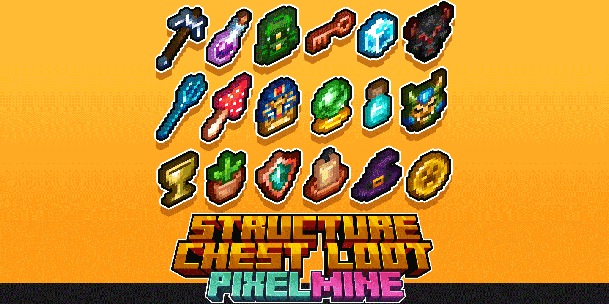 112 Structure Chest Loot Icons by PixelmineStudio