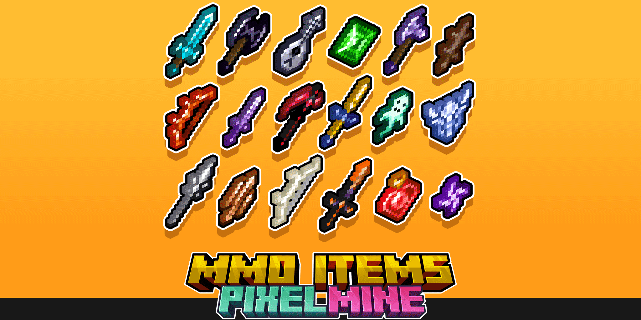171 MMOItems Icons by PixelmineStudio