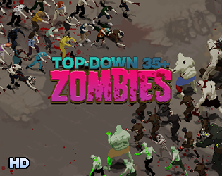 HD 8-Directional top-down Zombie pack by SmallScaleInt