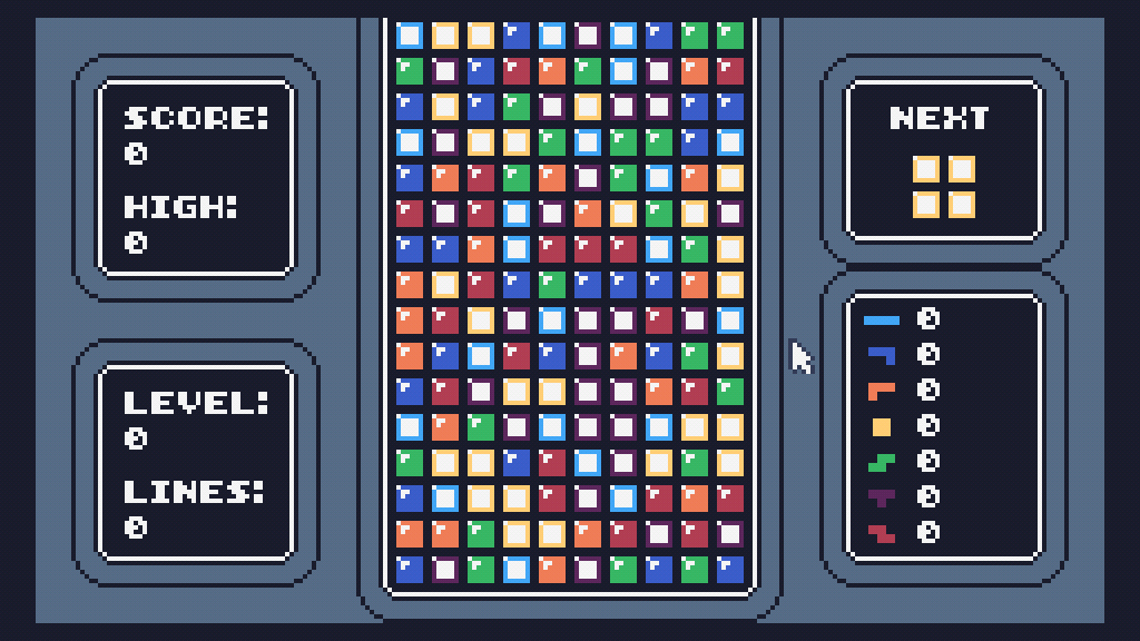 Regular Tetris Clone By B16d0n 