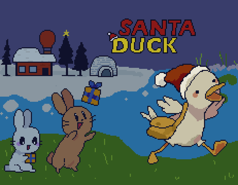Santa Duck by HeyLavenderBee