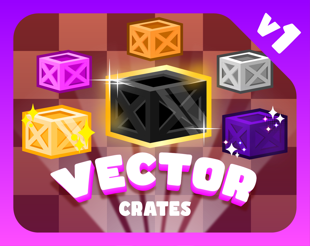 Crates Vector Pack by Dom