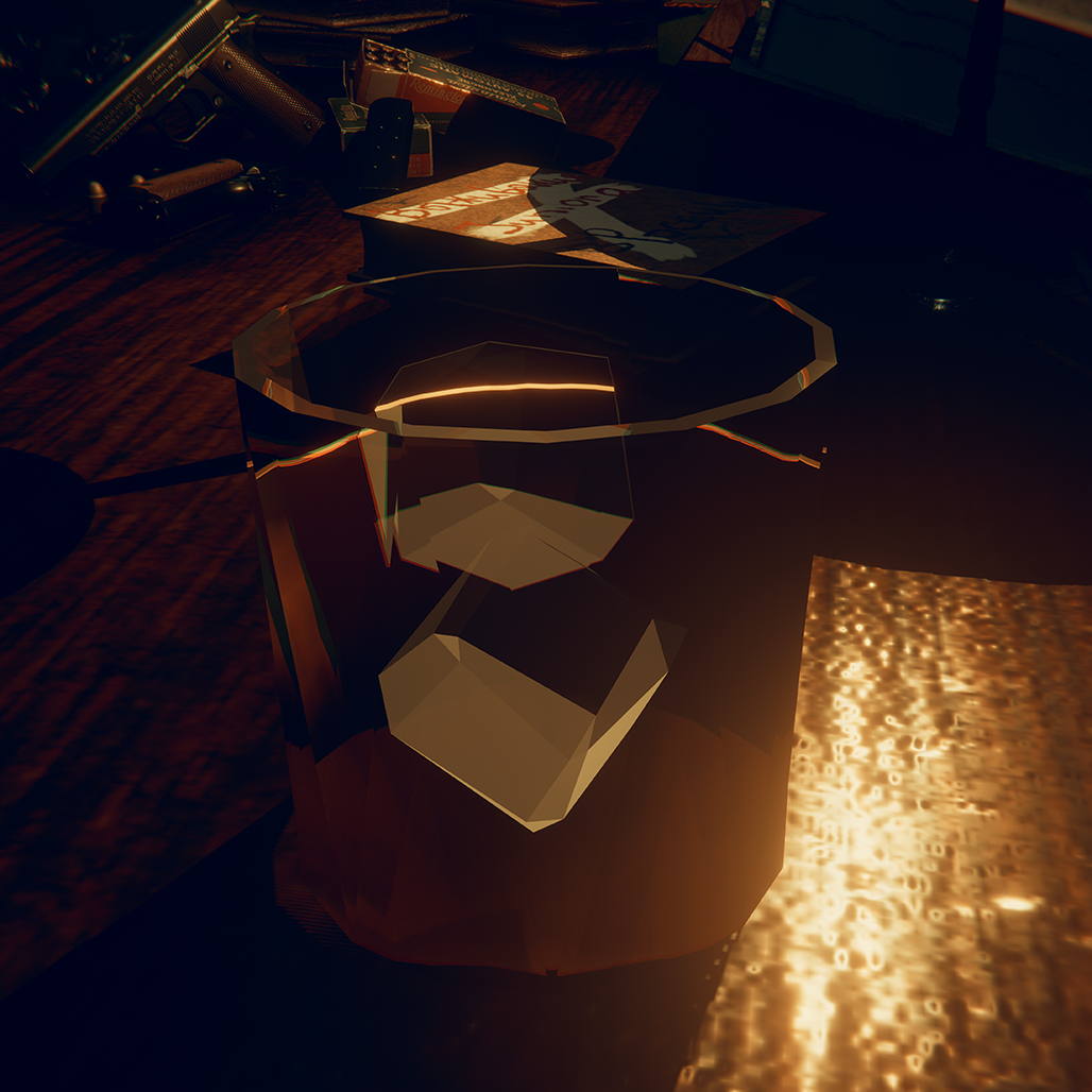 VRChat Whiskey Glass by x_panther