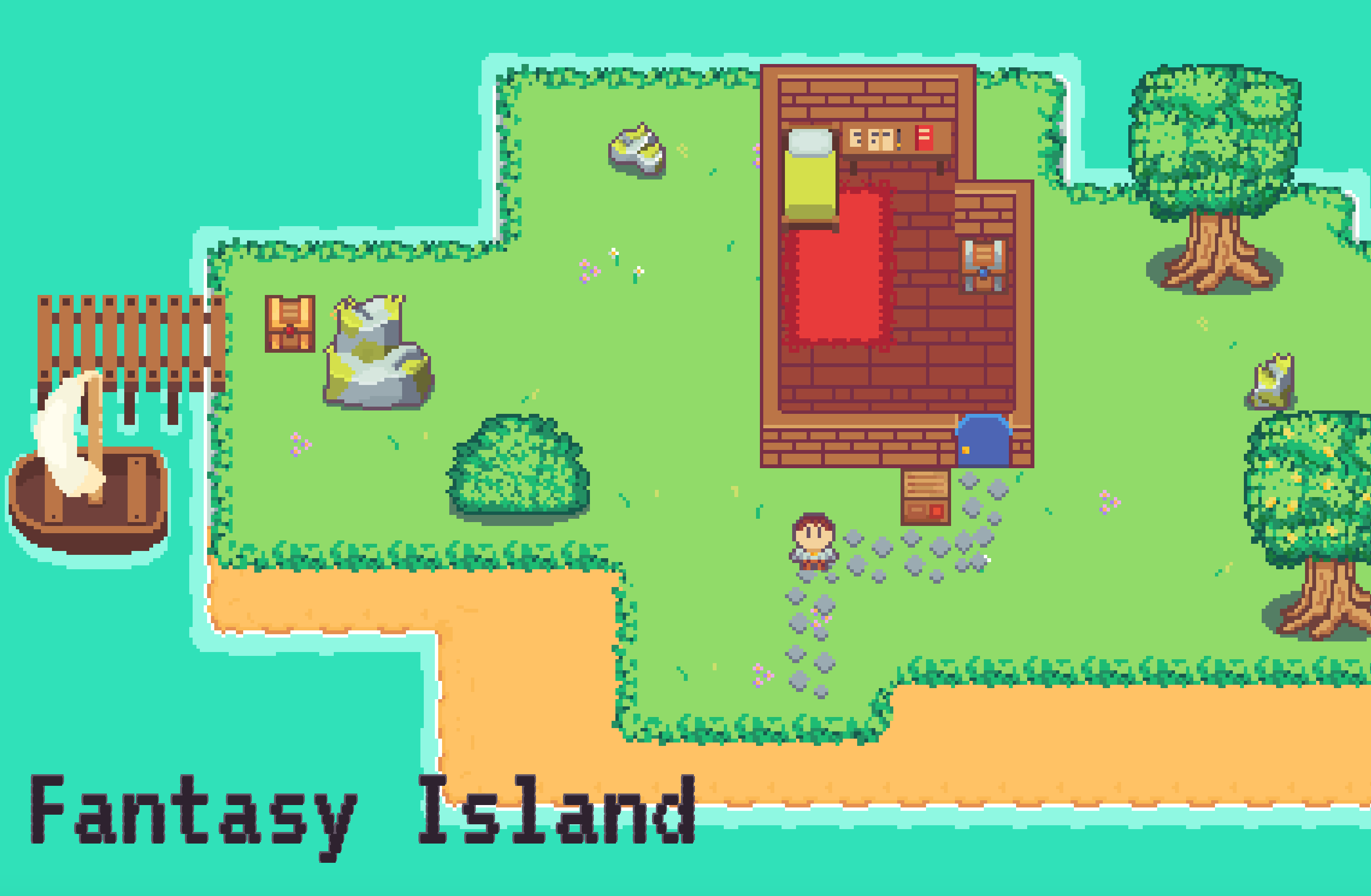 Fantasy Island- Top Down Starter Pack by exclusiveOlive