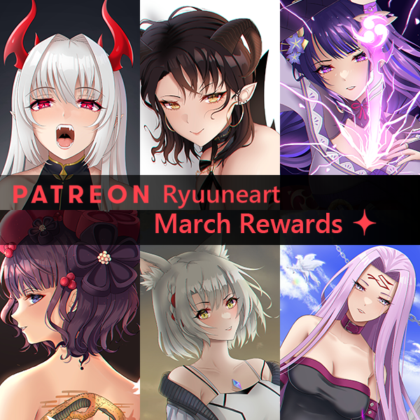 2022 March Rewards - by Ryuune by Ryuuneart