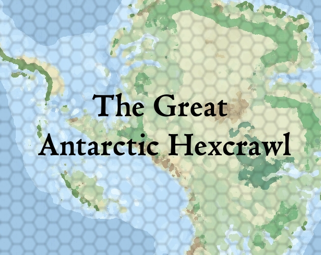 Grayscale Maps Added - The Great Antarctic Hexcrawl by idraluna-archives