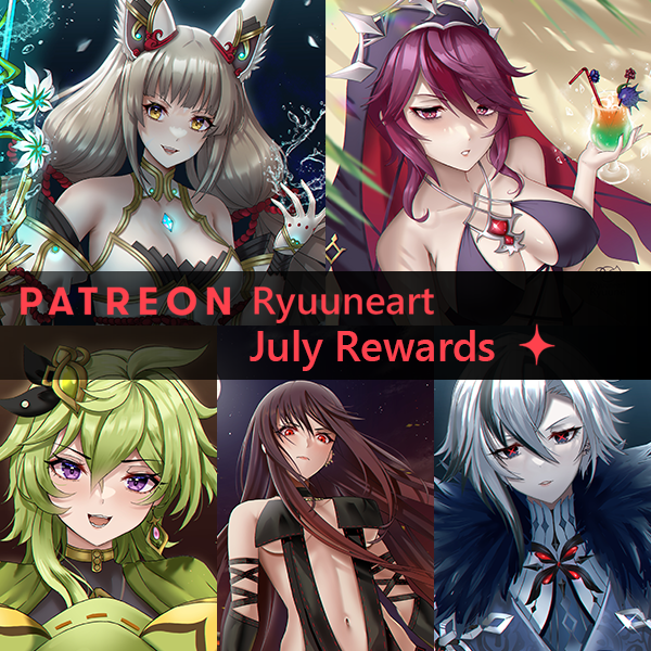 2022 July Rewards - by Ryuune by Ryuuneart