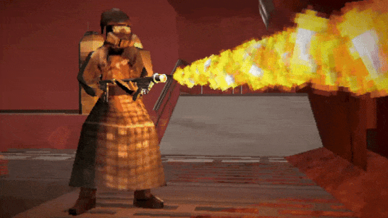 Pseudo-PSX Graphics Breakdown for The Century Burn - itch.io