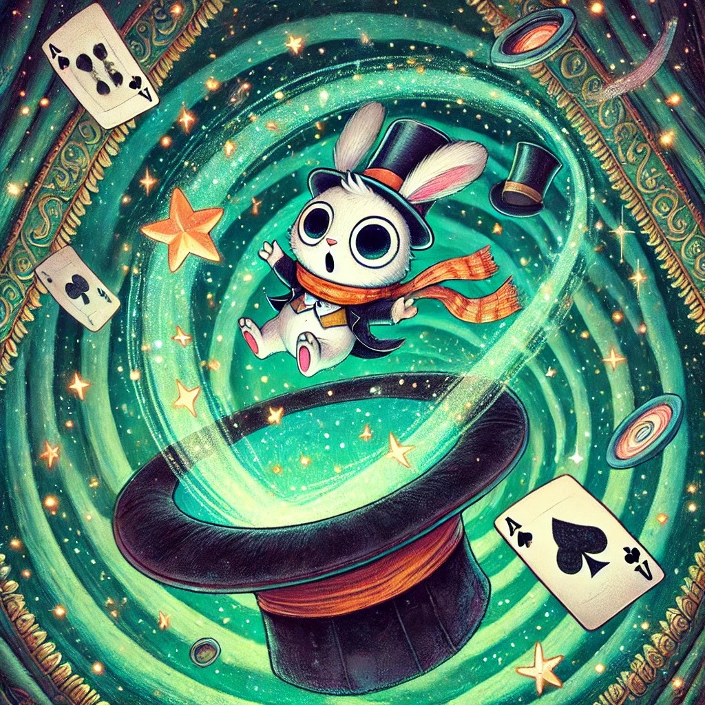 Rudy Rabbit's Magical Descent by er4ser, rayZeigh